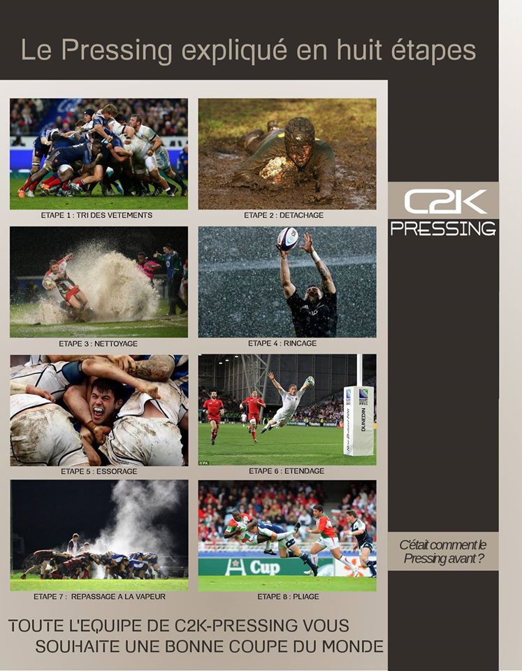 Le pressing en huit étapes - C2K-Pressing